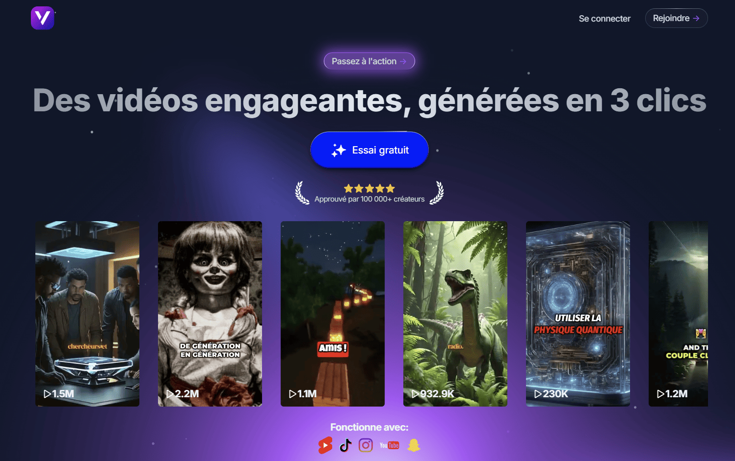 Vexub - Create videos with AI in a few clicks